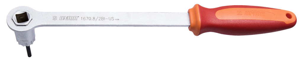 Unior Cassette Lockring Wrench With Guide