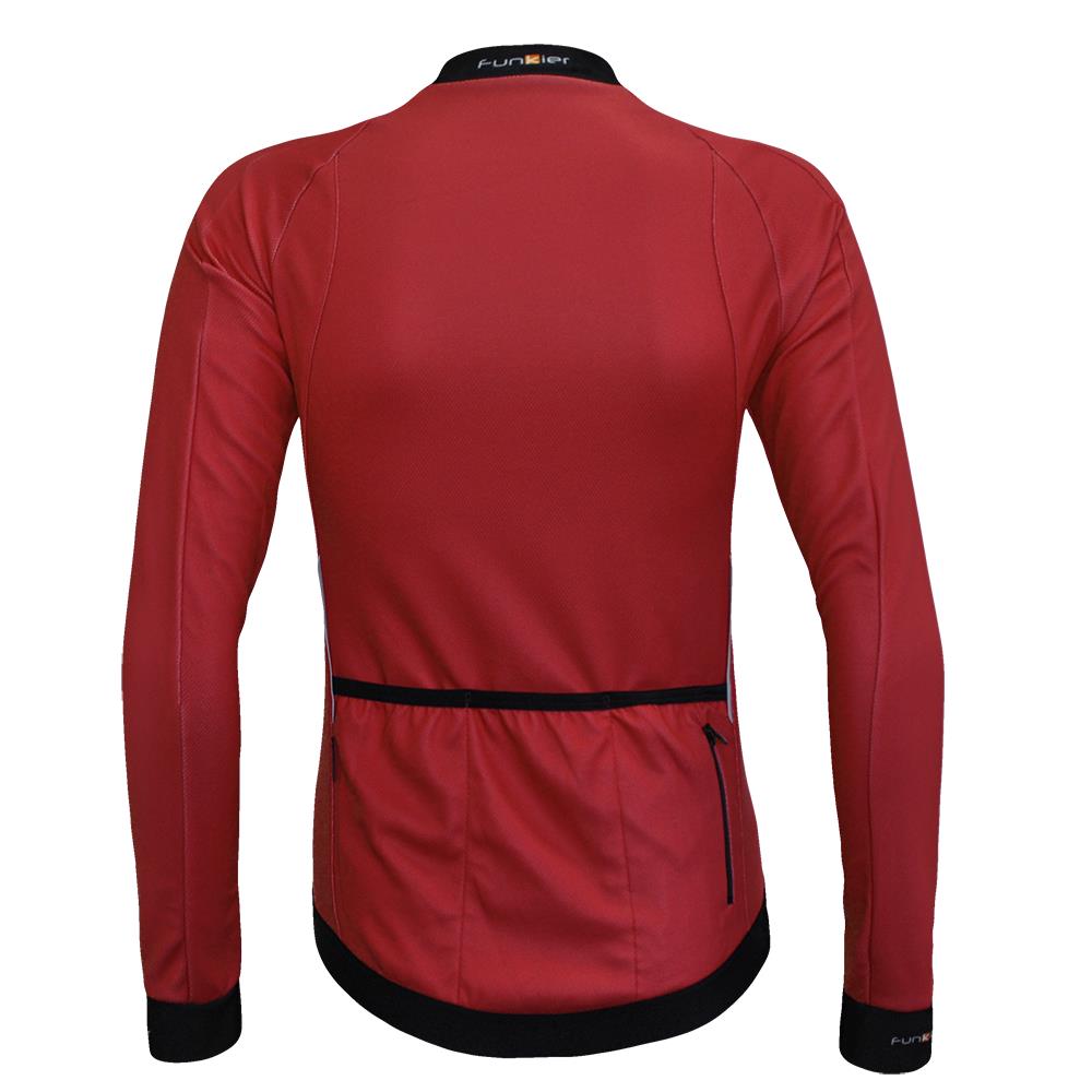 Funkier Women's Parma Active Long Sleeve Thermal Jersey Red