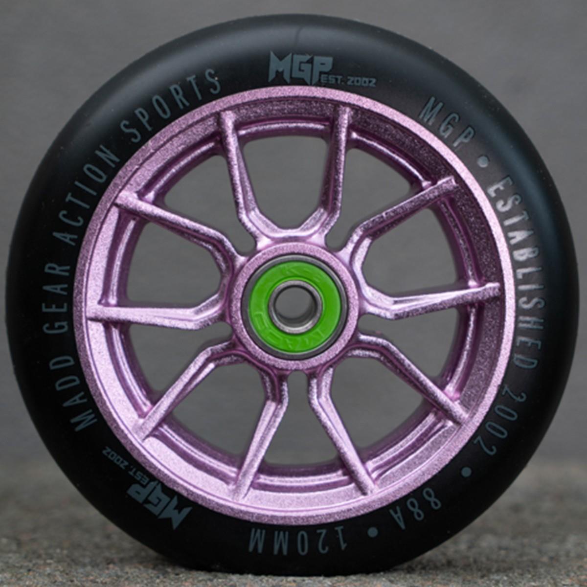 MGP 120mm Syndicate Scooter Wheel Purple 2 Pack