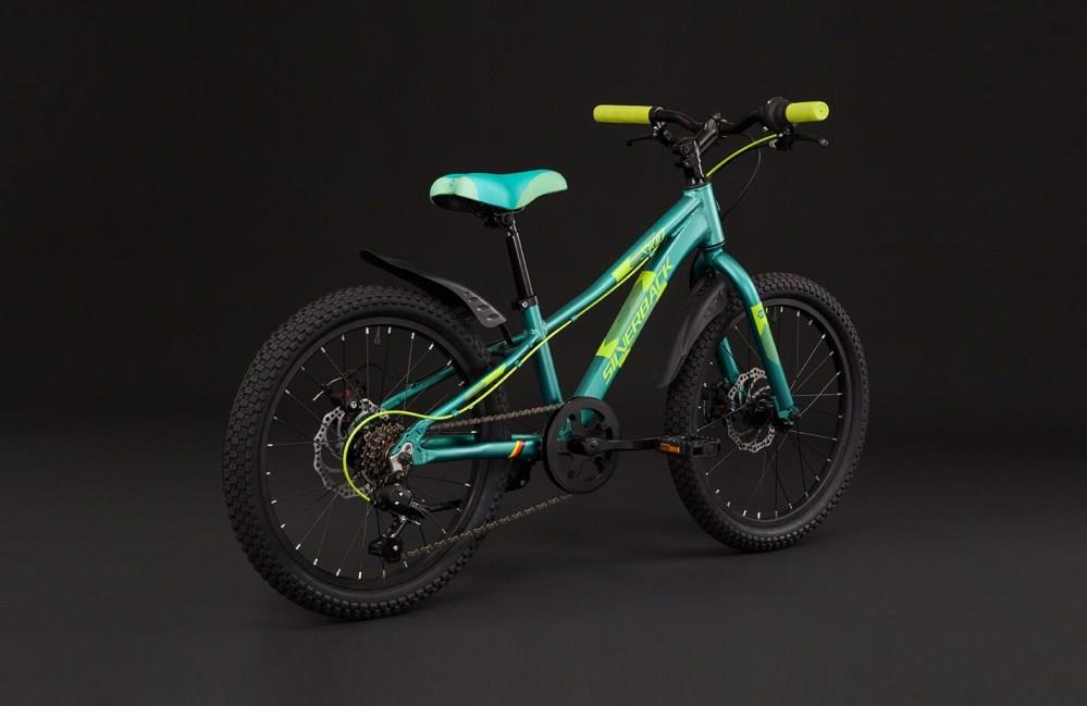2020 Silverback Kids' Skid 20" Rigid MTB Blue/Green