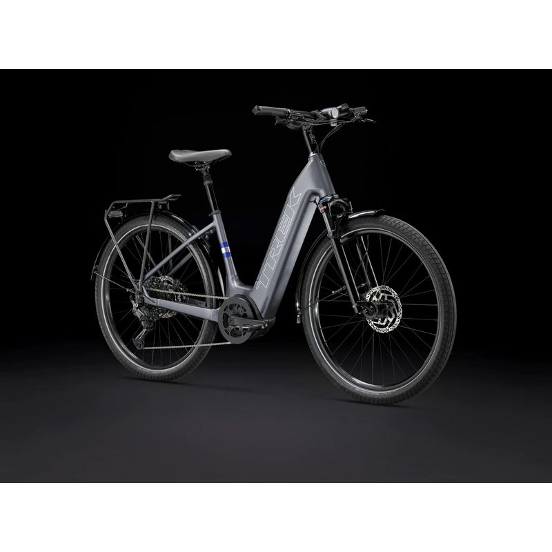 2024 Trek Verve+ 4S Lowstep E-Bike Galactic Grey