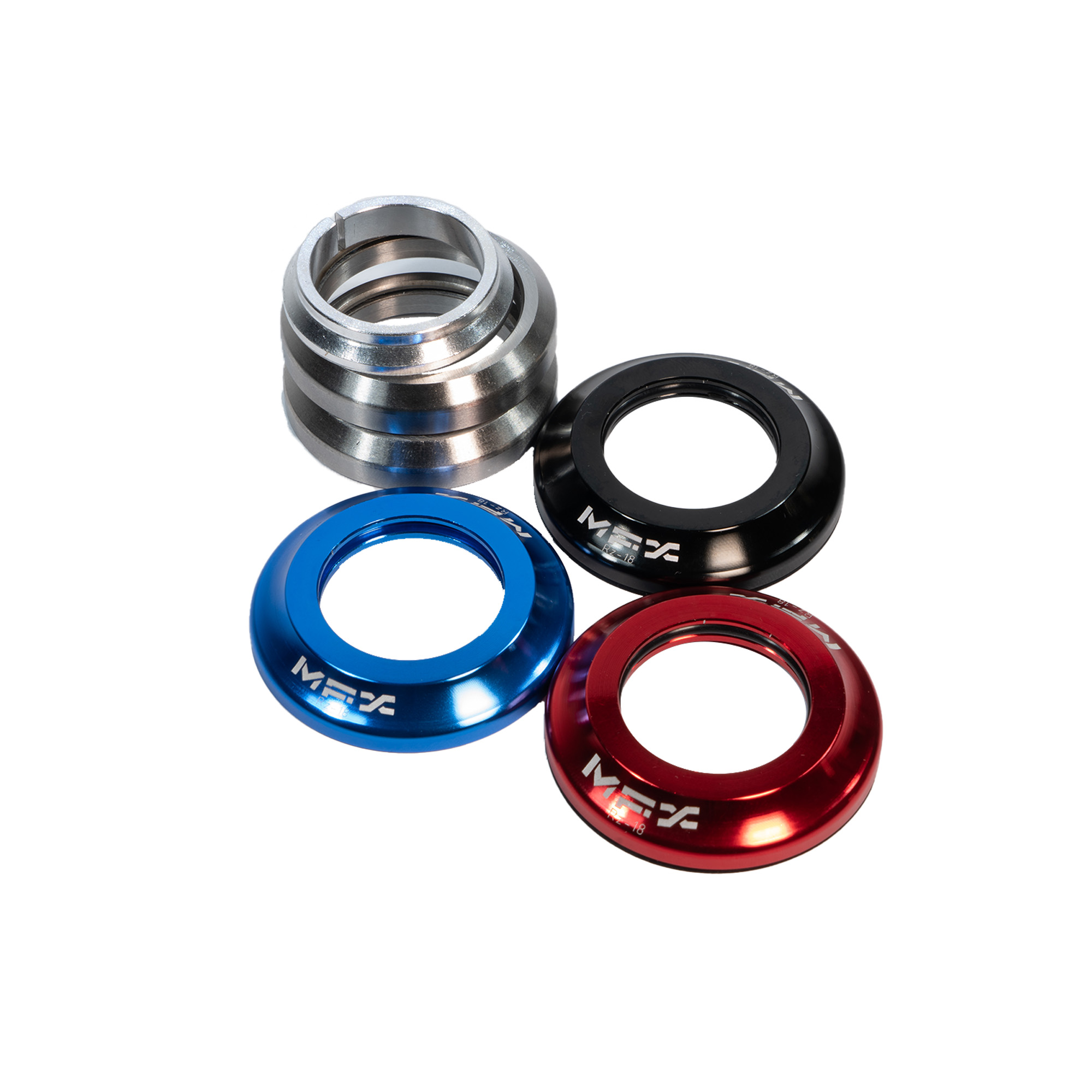 Madd Gear MGX/MGO Threadless Headset Red/Black/Blue