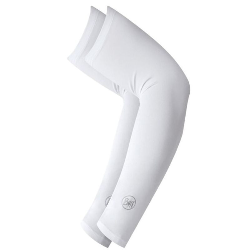 Buff Arm Sleeves White Reflective