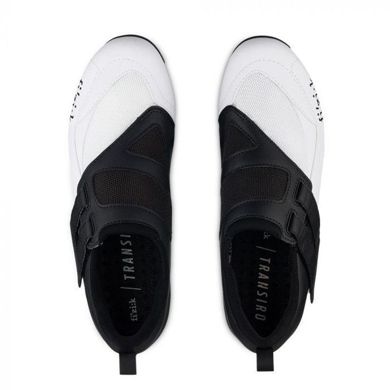 Fizik Transiro R4 Powerstrap Triathlon Shoes Black/White