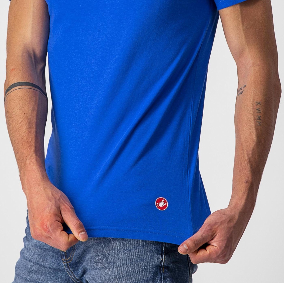 Castelli Sprinter T-Shirt Azzurro Italia