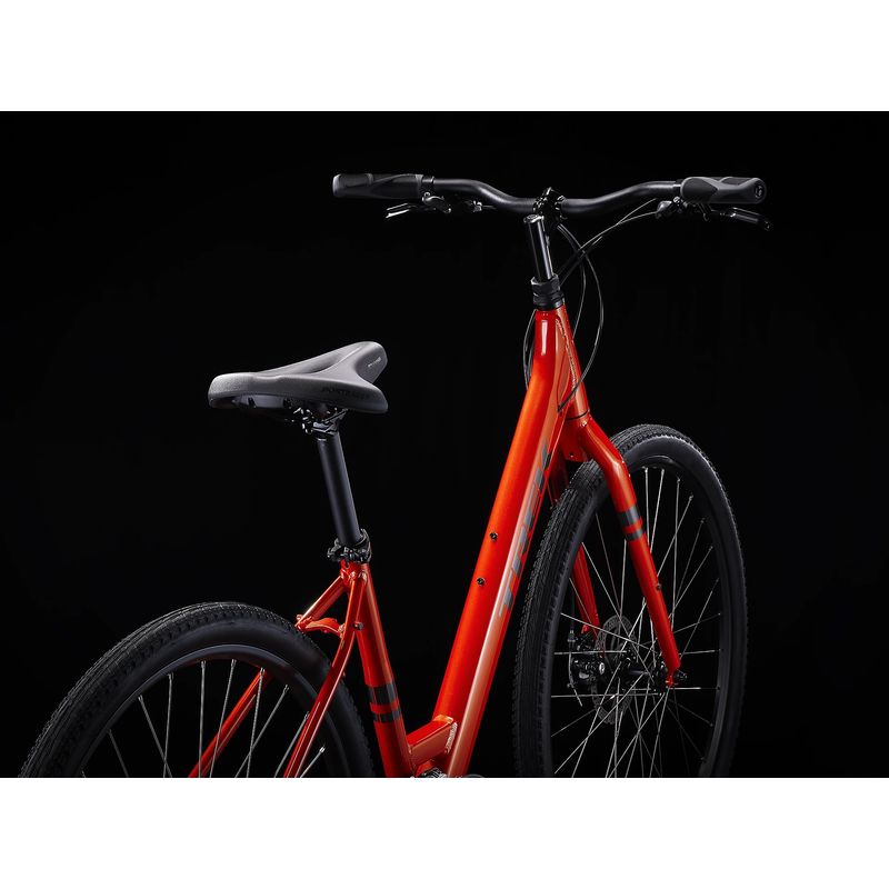 Trek Verve 1 Lowstep Hybrid Bike Lava