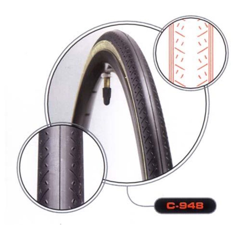 CST 700C Slick Road Tyres