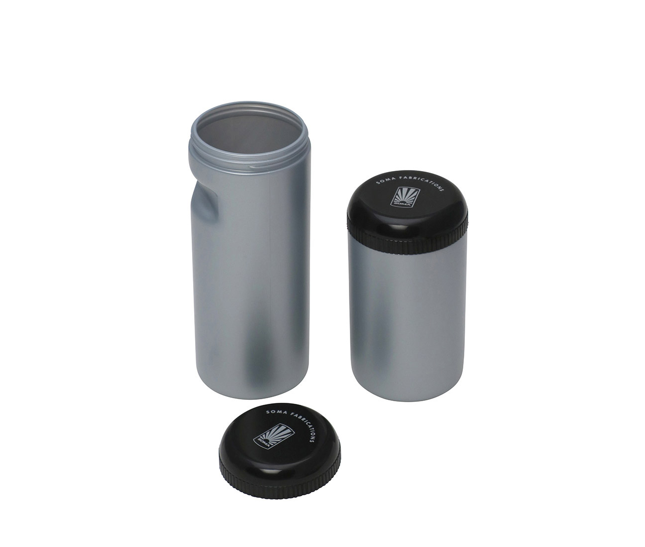 Soma Stash Storage Bottle Large Silver