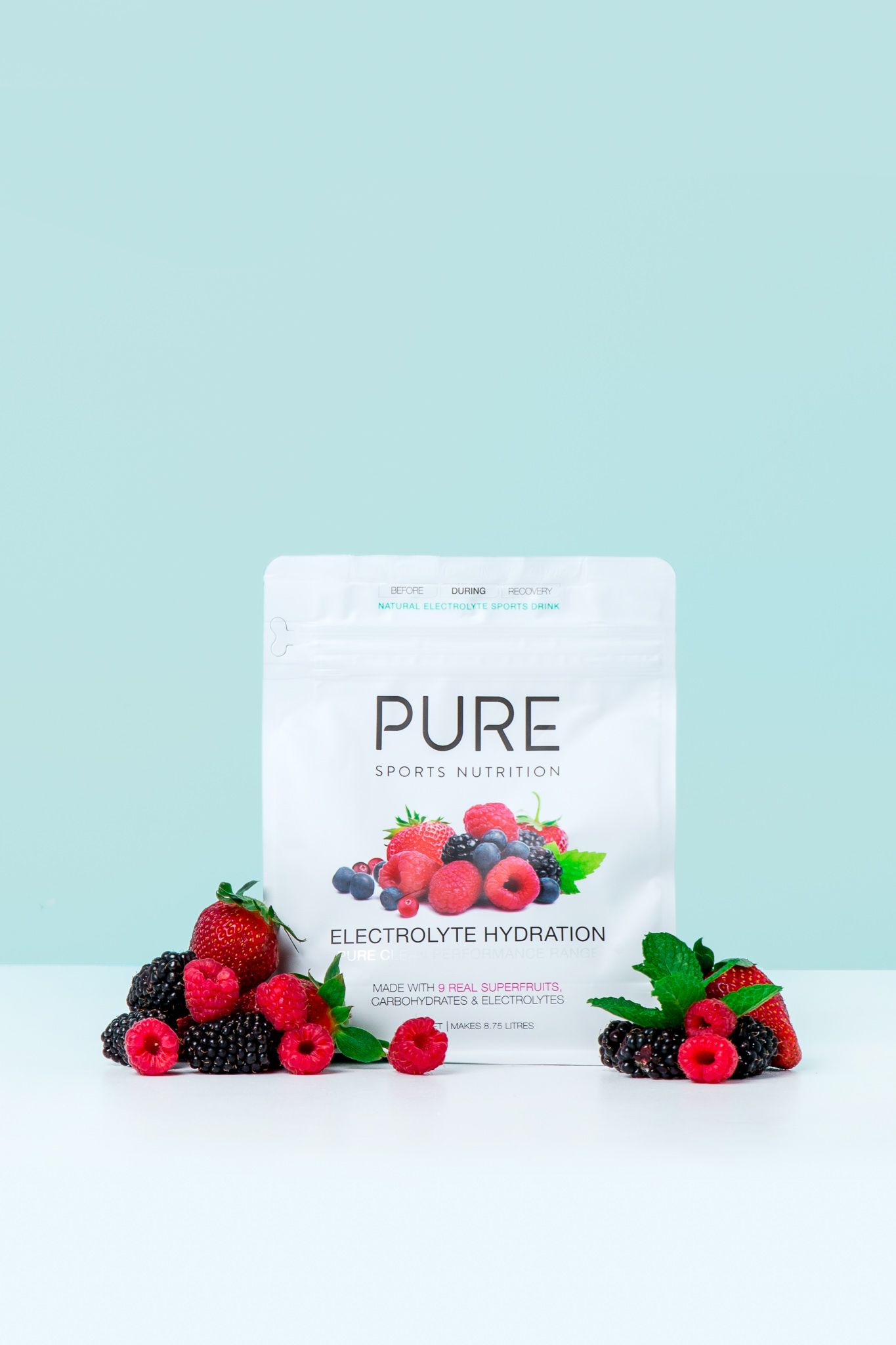 Pure Electrolyte Hydration Pouch 500g Super Fruits