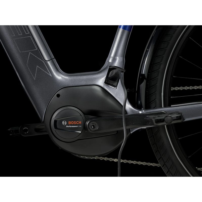 2024 Trek Verve+ 4S Lowstep E-Bike Galactic Grey