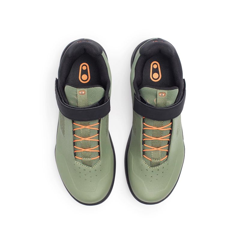 Crankbrothers Stamp Speed Lace Shoes Green/Orange