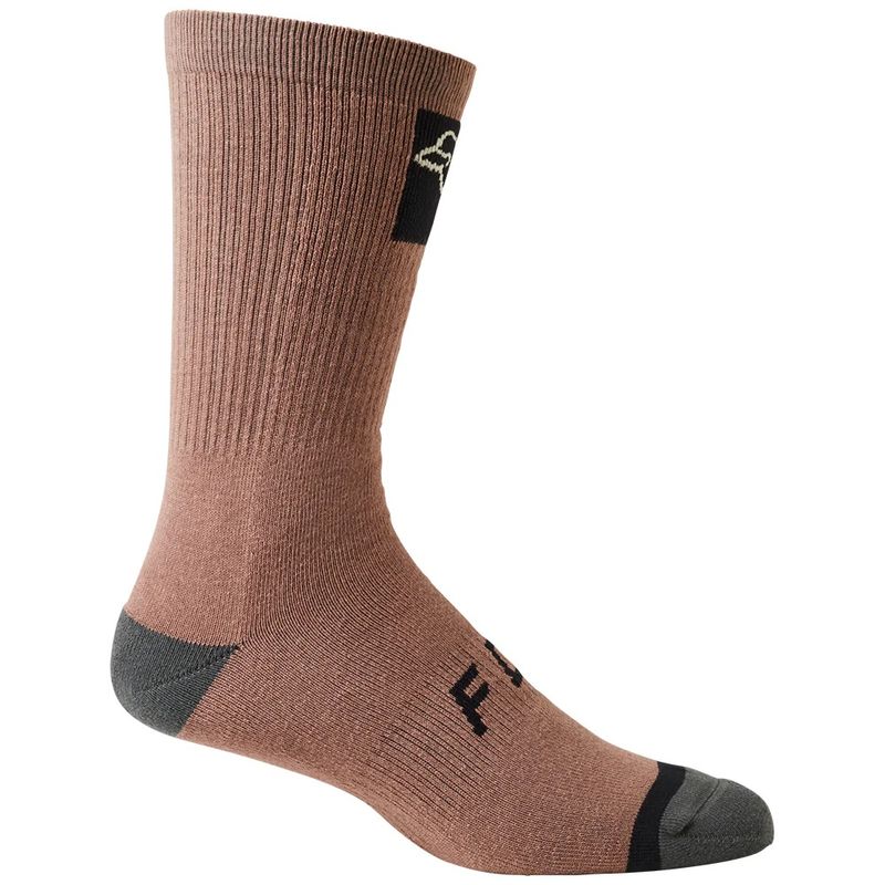 Fox Defend 8 Inch Crew Socks Plum Perfect