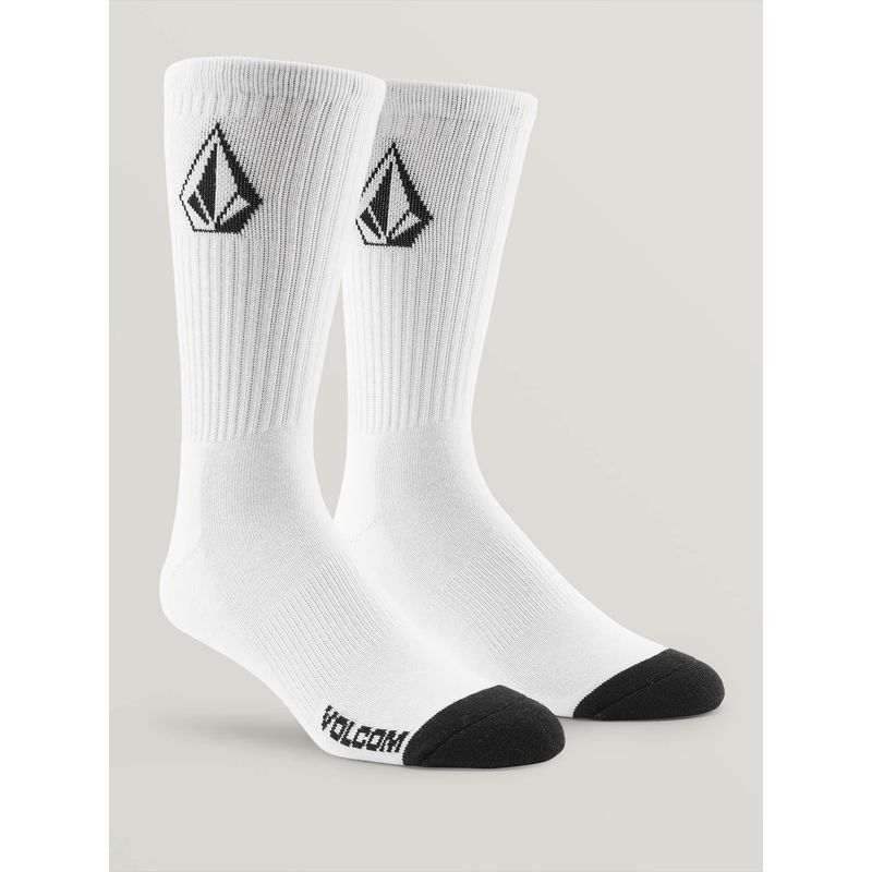Volcom Full Stone Socks White 3 Pack