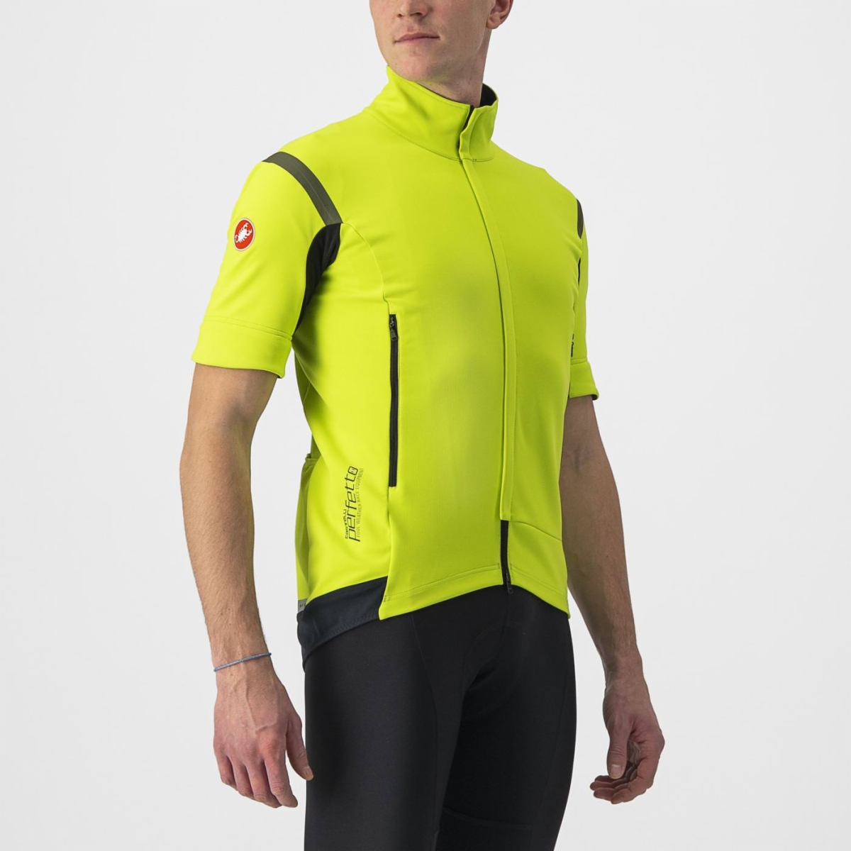 Castelli Perfetto RoS 2 Convertible Jacket Lime