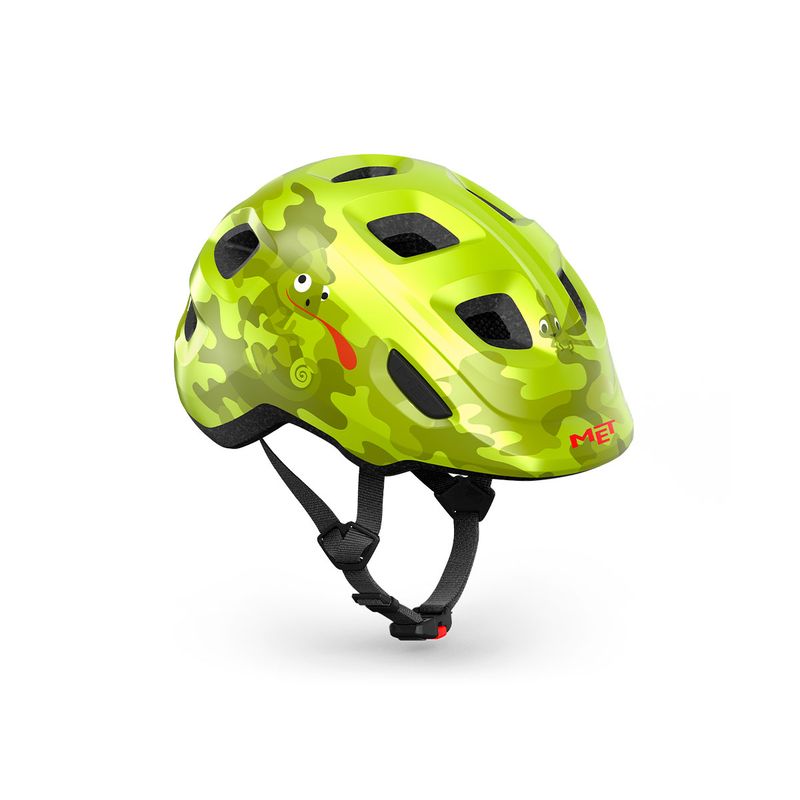 MET Youth Hooray Helmet Lime Chameleon