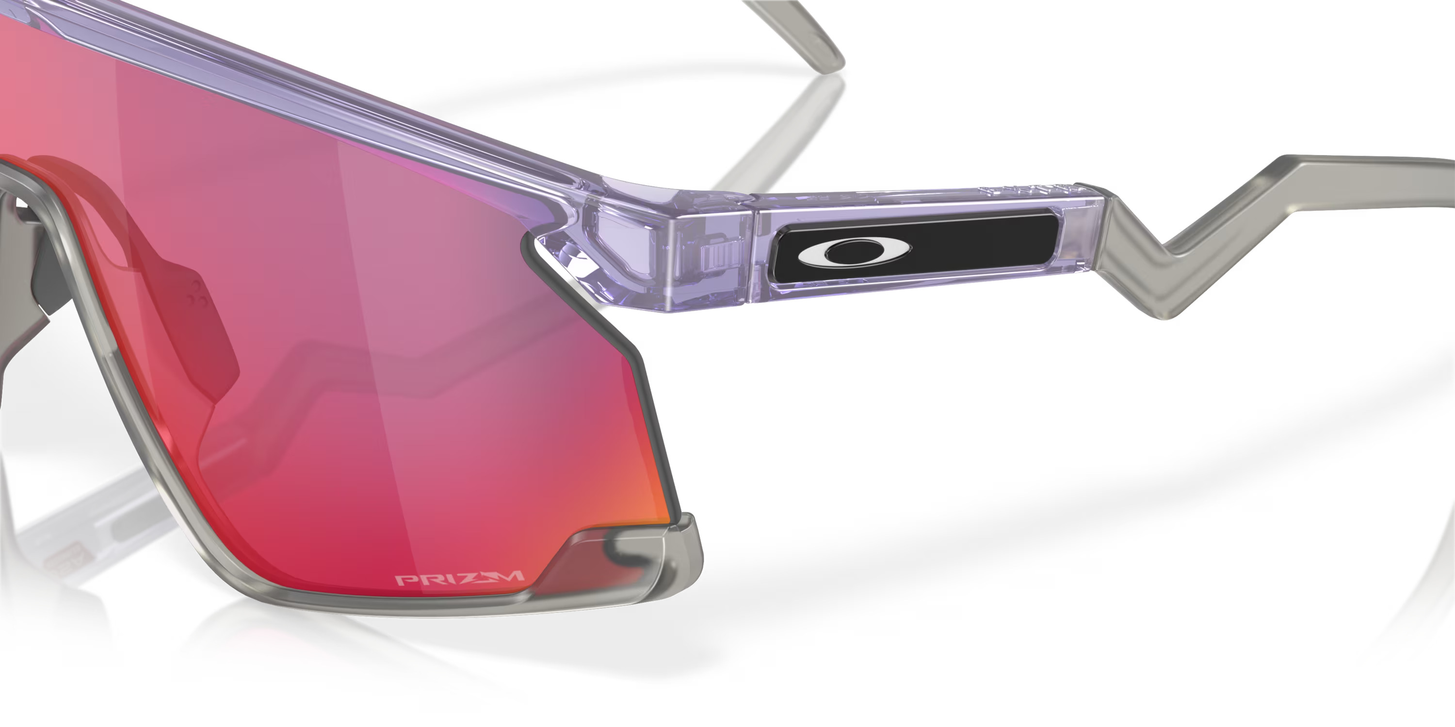 Oakley BXTR Sunglasses - Translucent Lilac / Prizm Road Lens