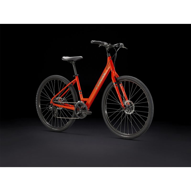 Trek Verve 1 Lowstep Hybrid Bike Lava